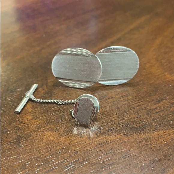 Accessories | Matching Cuff Link And Tie Pin Set | Poshmark
